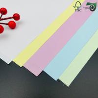 China 55gsm 60gsm Yellow Blue Blank Carbonless Paper In Letter Size For Receipt Printing FSC for sale