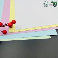 China 3 Ply NCR Carbonless Copy Paper CB CFB CF 48gsm Blue Black Image FSC Certified Virgin Pulp for sale