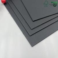China FSC 160gsm 400gsm Double Sided Uncoated Black Cardboard  Gift Box Packaging Grade for sale