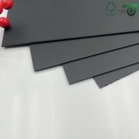 China FSC 300gsm Double Sided Uncoated Black Cardboard Premium Gift Box Packaging Grade for sale