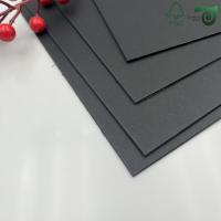 China FSC 1.5mm  1200g  2mm  1600g  Black Solid Board  Double Sided Deep Black 70cm 100cm for sale