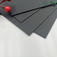 China FSC 1.5mm High Thickness Double Side Black Cardboard Ideal For Photo Album Pages for sale