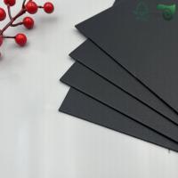 China FSC 1.5mm High Thickness Double Side Black Cardboard Ideal For Photo Album Pages for sale