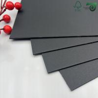 China Premium Double Sided Deep Black Matte Cardstock 80gsm 450gsm For Photo Album Backing Paper for sale