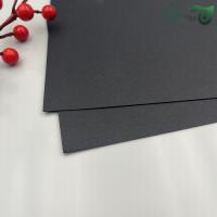 China FSC 1.5mm High Thickness Double Side Black Cardboard Ideal For Photo Album Pages for sale