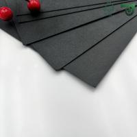 China FSC 2mm Thick Grey Board With One Side Black Paper Lamination For Packaging Black Cardboard for sale