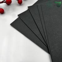 China FSC Virgin Pulp Solid Black Paper 100g 120g  High Burst Resistance  Ideal For Shopping Bags for sale