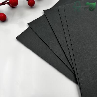 China FSC Virgin Pulp Solid Black Paper 100g 120g  High Burst Resistance  Ideal For Shopping Bags for sale