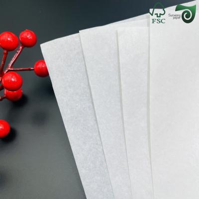 China 70g 80g Degradable Food Safety Grease Resistant Paper Suitable For Packaging Fried Foods for sale