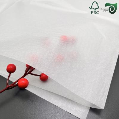 China FSC Food Grade Biodegradable Greaseproof Baking Paper With Silicone Oil Coating for sale