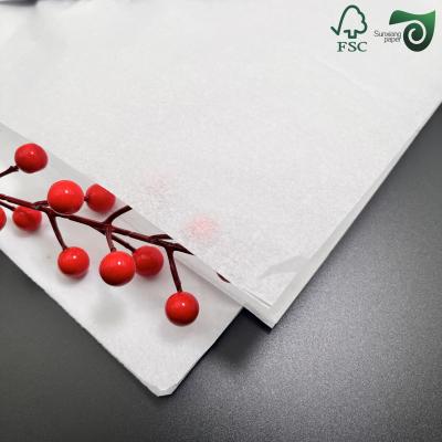 China FSC 17gsm 20gsm Acid Free White Translucent Glassine Wrapping Paper Rolls for sale