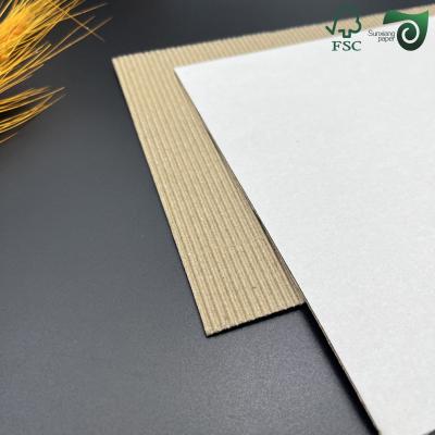 China 120gsm Mix Pulp Brown 3 Ply Corrugated Paper For High Grade Gift Boxes for sale