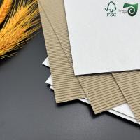 China B Flute Single Face Corrugated Paper  Pads  100gsm 125gsm Durable Brown Packaging Corrugated Board for sale