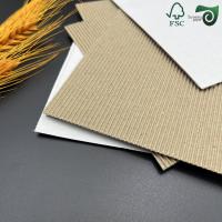 China FSC 1.0mm 4.5mm E Flute Corrugated Cardboard Sheets For Pizza Boxes   Food Packaging for sale