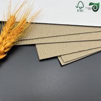 China 2 Layer White Corrugated Board With E And F Flutes  Available In Thicknesses Of 1mm 1.2mm 1.5mm 1.6mm for sale
