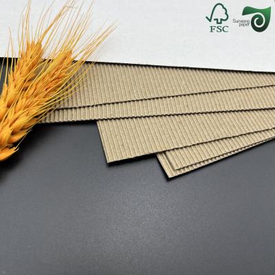 China 2 Layer White Corrugated Board With E And F Flutes  Available In Thicknesses Of 1mm 1.2mm 1.5mm 1.6mm for sale