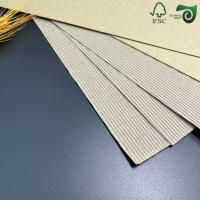 China 1mm 2mm Micro Flute Corrugated Cardboard Sheets For Food Packaging Box for sale