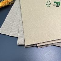 China FSC E Flute Printed Single Wall Corrugated Board 1.5mm For Coffee Sleeves for sale