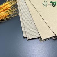 China FSC E Flute Printed Single Wall Corrugated Board 1.5mm For Coffee Sleeves for sale