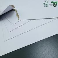 China FSC Certified 450gsm C1S Clay Coated Paper With Grey Back Premium Recycled Packaging Paper for sale
