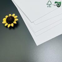 China FSC 2mm Grey Cored Dual Sided White Cardstock Matte Surface Superior Ink Absorption for sale