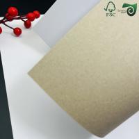 China FSC Certified 450gsm C1S Clay Coated Paper With Grey Back Premium Recycled Packaging Paper for sale