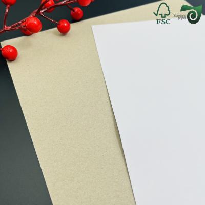 China FSC 42 Inch Coated Duplex Board Grey Back 350GSM 450GSM For Packaging Boxes for sale
