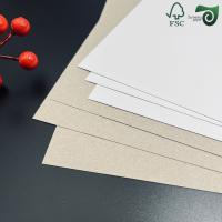China 350gsm Single Side Coated Duplex Board White Top Grey Back Full Color Printable For Wine Boxes for sale