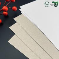 China FSC Certified 200g 230g Printable Hard Fold Duplex Board With Grey Back For Notebook Covers for sale