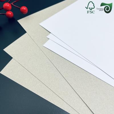 China FSC 400gsm C1S Clay Coated Paper With Grey Back 22