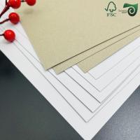 China FSC Certified Coated Duplex Paperboard 300gsm Grey Back White Top For Lightweight Packaging Boxes for sale