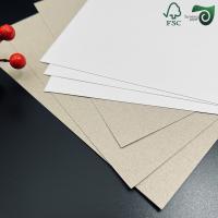 China FSC 250gsm 2850gsm Duplex Board With Grey Back For Shoe Box Manufacturing 79cm 109cm for sale