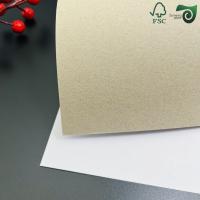 China FSC 200gsm 300g Recycled Coated Duplex Board  Grey Back Ideal For Notebook Covers for sale