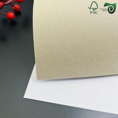 China FSC 200gsm 300g Recycled Coated Duplex Board  Grey Back Ideal For Notebook Covers for sale