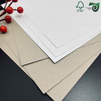 China FSC Clay Coated Single Side Grey Back Paperboard Grey Back Duplex Board 230gsm Jumbo Roll for sale