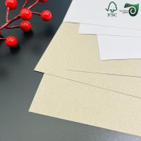 China 350gsm Single Side Coated Duplex Board White Top Grey Back Full Color Printable For Wine Boxes for sale