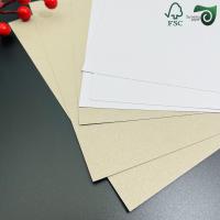 China FSC 200gsm 300gsm White Grey Backed Duplex Board Recycled Pulp Coated for sale