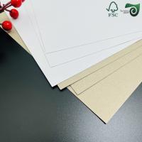 China FSC Certified Coated Duplex Paperboard 300gsm Grey Back White Top For Lightweight Packaging Boxes for sale