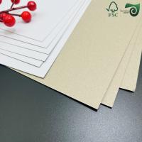 China FSC Clay Coated Single Side Grey Back Paperboard Grey Back Duplex Board 230gsm Jumbo Roll for sale