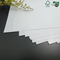 China FSC Single Side PE Coated White Lunch Box Board 100% Virgin Pulp Food Packaging Paper for sale