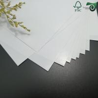 China FSC 2mm Smooth Bleached Wood Cellulose White Board Double Sided Slight Glossy For Premium Gift Box for sale