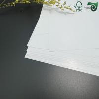 China FSC Single Side PE Coated White Lunch Box Board 100% Virgin Pulp Food Packaging Paper for sale
