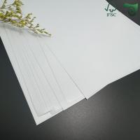 China FSC 2mm Smooth Bleached Wood Cellulose White Board Double Sided Slight Glossy For Premium Gift Box for sale