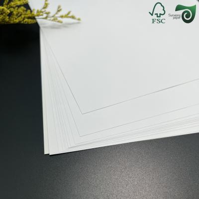 China 350gsm Double Side Coated Glossy Bristol Paper Board For Inkjet Offset Printing for sale