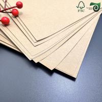 China FSC Certified 300GSM Virgin Brown Kraft Wrapping Paper Rolls for Custom Packaging Boxes for sale