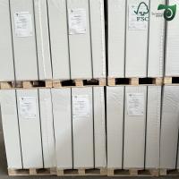 China FSC 300gsm 350gsm 400gsm White PE Coated C1S Paper For Food Packaging Boxes for sale