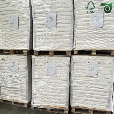China Uncoated Woodfree Offset Bond Paper 45gsm 80gsm For Newspaper  Printing Sheets for sale