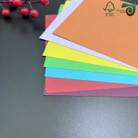 China FSC Circle Offset Uncoated Colored Paper Sheets Jumbo 150g 180g 8.5