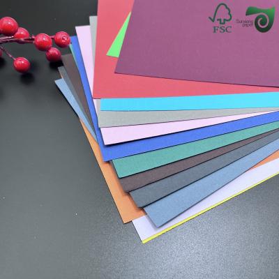 China 60gsm  300gsm Uncoated Colorful Woodfree Bristol Craft Paper For DIY for sale