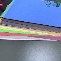China 60gsm  300gsm Uncoated Colorful Woodfree Bristol Craft Paper For DIY for sale